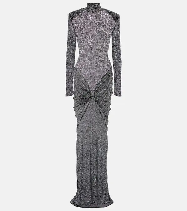 THE NEW ARRIVALS ILKYAZ OZEL Embellished Gown