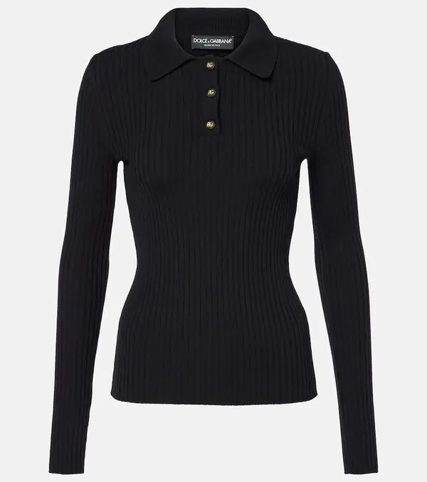 Dolce & Gabbana Wool-blend Sweater - Black