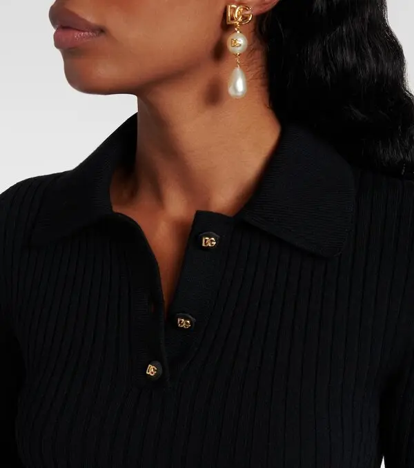 Dolce & Gabbana Wool-blend Sweater - Black