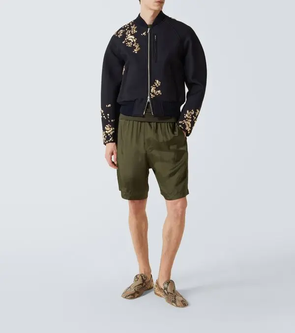 Dries Van Noten Metallic Shorts
