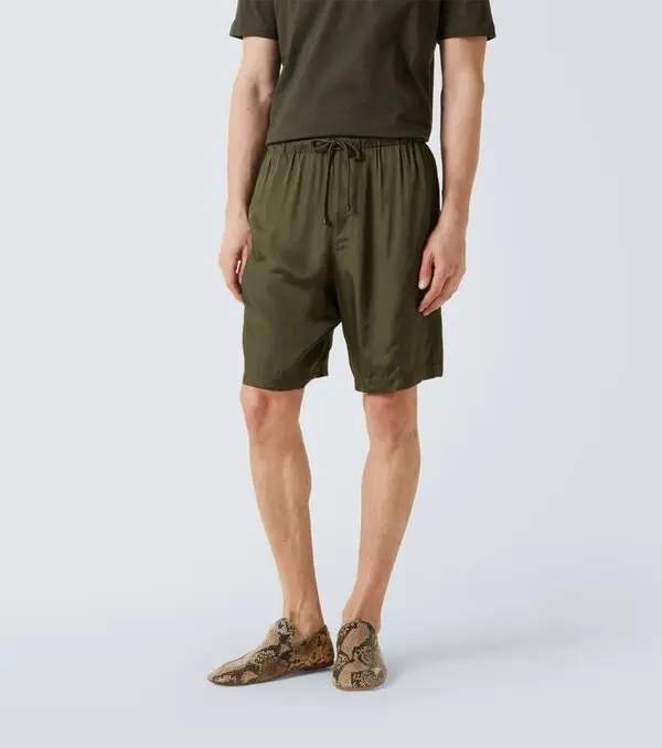Dries Van Noten Metallic Shorts