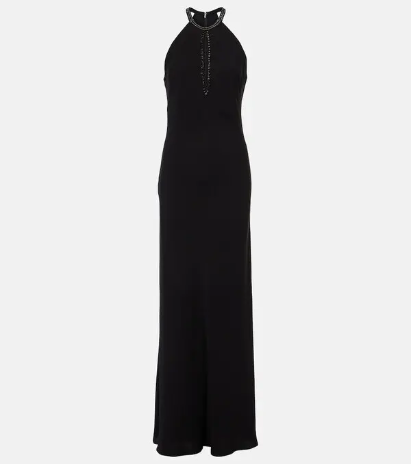 Max Mara Fernet Cady Gown - Black
