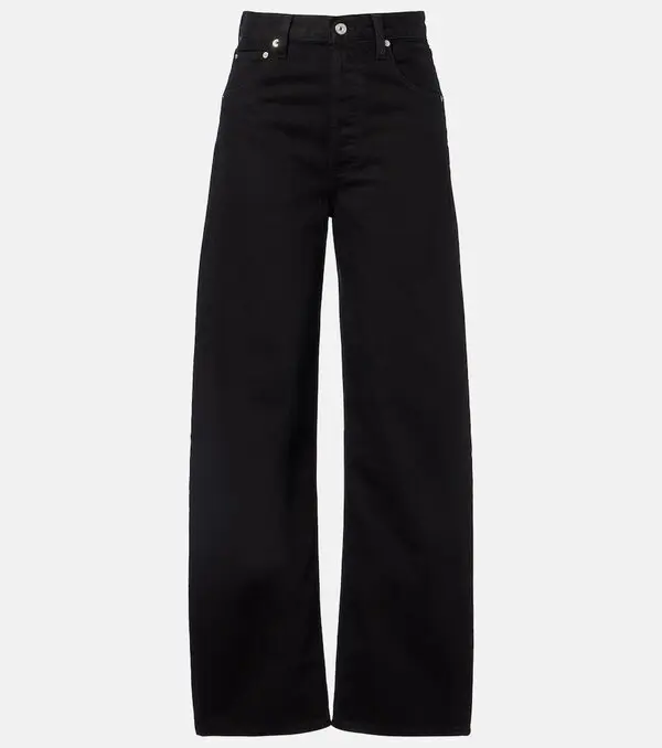 Citizens Of Humanity Ayla High-rise Wide-leg Jeans - Black