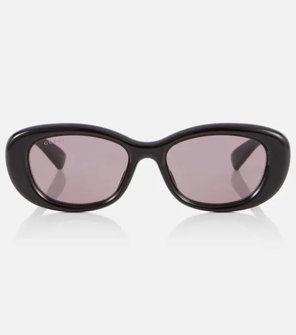 Gucci Double G Oval Sunglasses