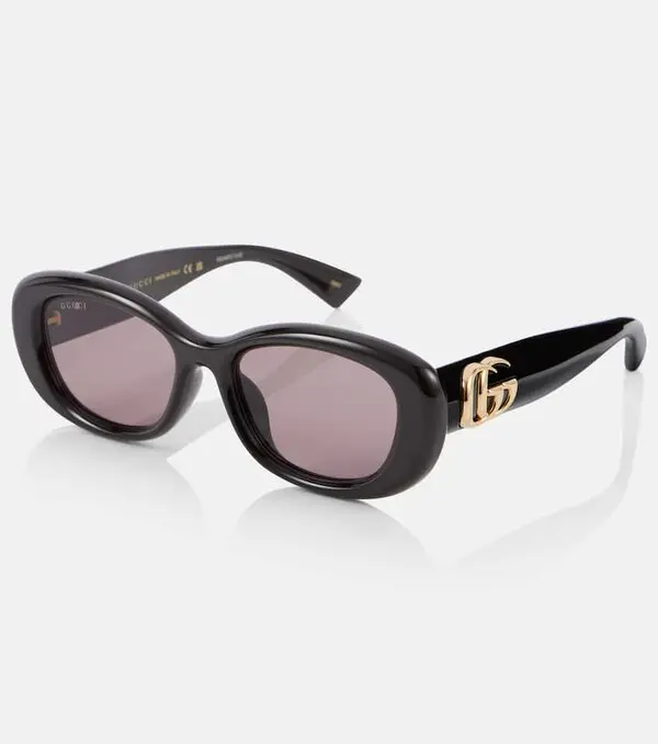 Gucci Double G Oval Sunglasses