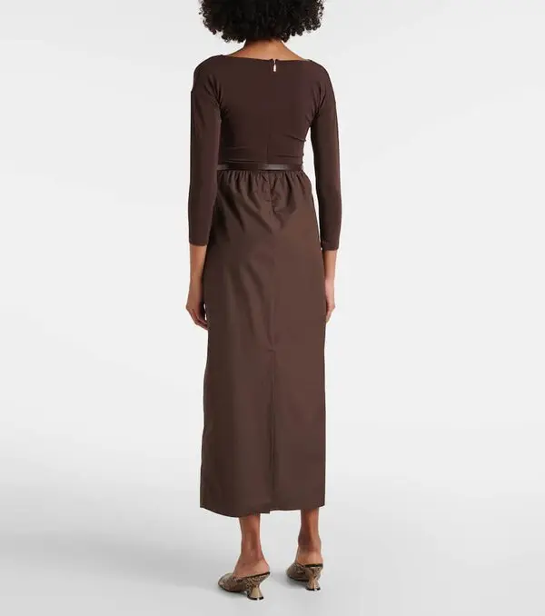 Max Mara Kaiser Belted Maxi Dress