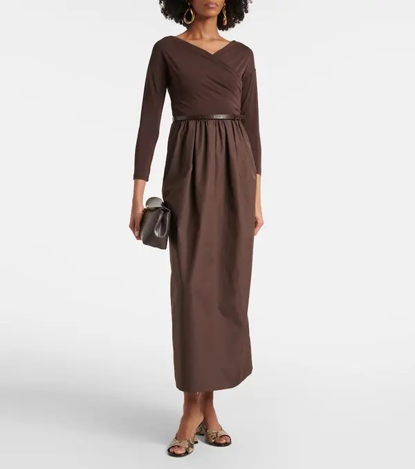 Max Mara Kaiser Belted Maxi Dress
