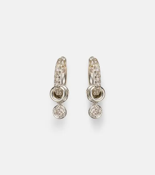SPINELLI KILCOLLIN Zahra Sterling Diamond Earrings - Silver
