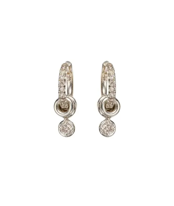 SPINELLI KILCOLLIN Zahra Sterling And Diamond Earrings - Silver