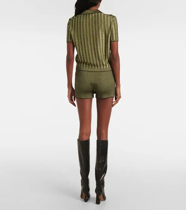 Jacquemus Marino Jacquard Polo Shirt - Green