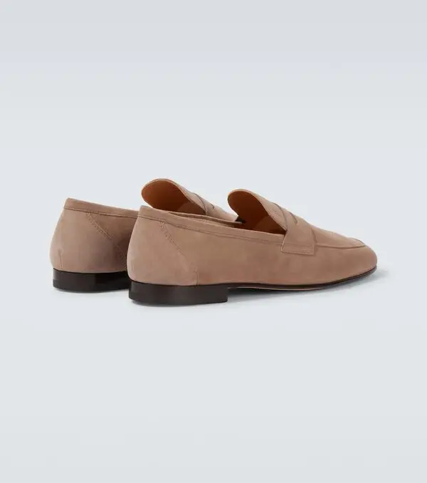 TOD'S Suede Penny Loafers
