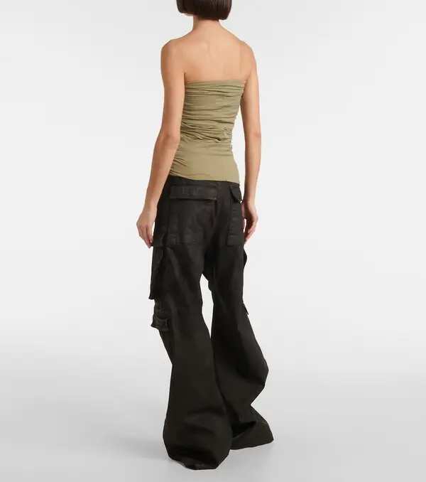Rick Owens Hollywood Gathered Jersey Top