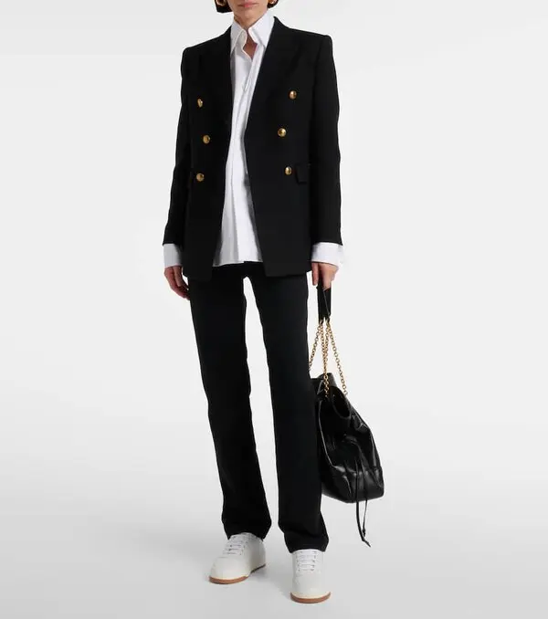 Saint Laurent Sl/61 Leather Low-top Sneakers - White