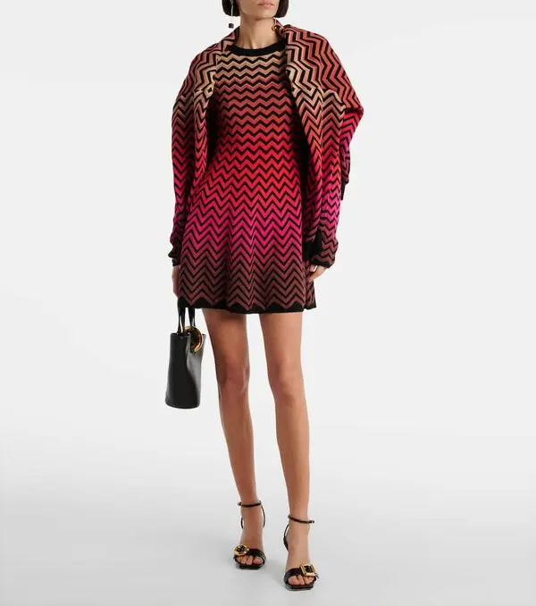 Missoni Zig Zag Ombré Mini Dress - Multicoloured