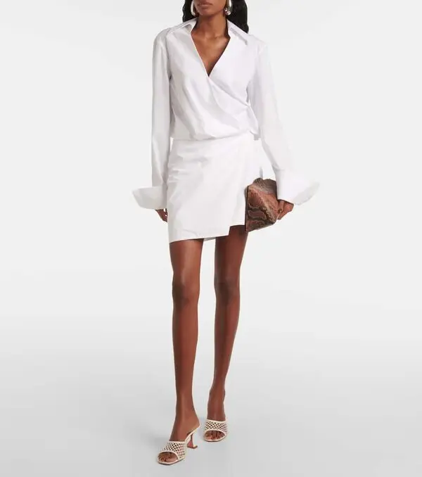 Amina Muaddi Lupita Raffia Mules
