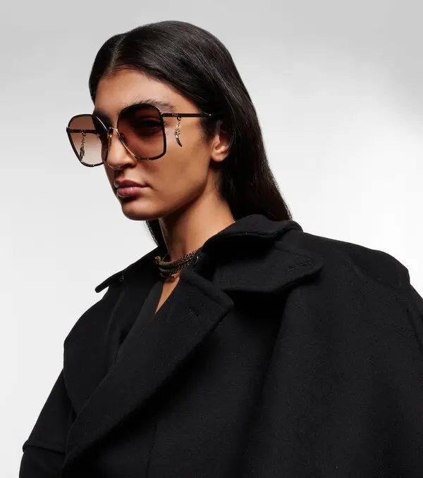 Chloé Symbols Square Sunglasses
