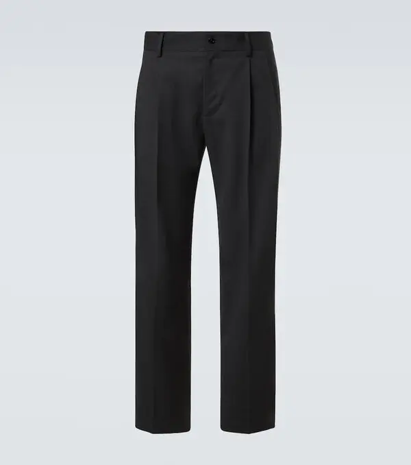 Dolce & Gabbana Wool-blend Straight Trousers