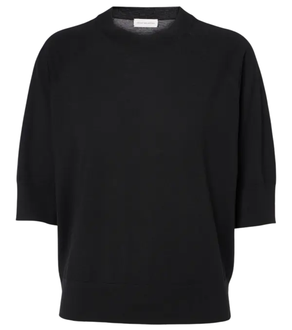 Dries Van Noten Merino Wool Top - Black