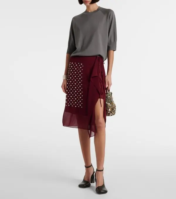 Dries Van Noten Merino Wool Top - Grey