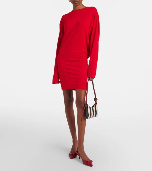 Jacquemus La Croisière Open-back Mini Dress - Red
