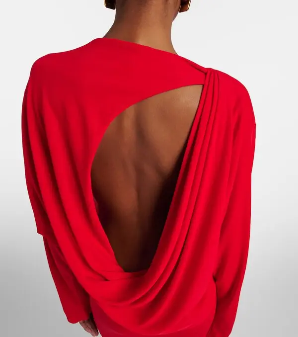 Jacquemus La Croisière Open-back Mini Dress - Red