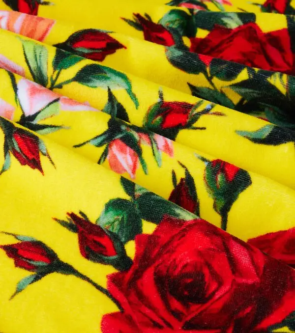 Dolce & Gabbana Cotton Beach Towel - Yellow