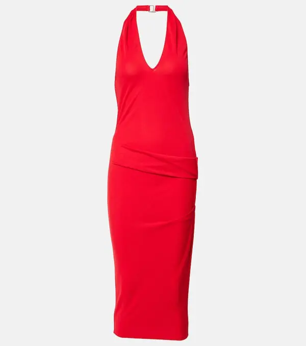 Jacquemus La Robe Pasadena Midi Dress - Red