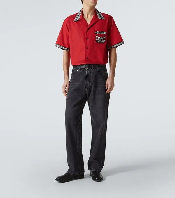 Dolce & Gabbana Bandana Cotton Bowling Shirt