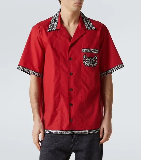 Dolce & Gabbana Bandana Cotton Bowling Shirt