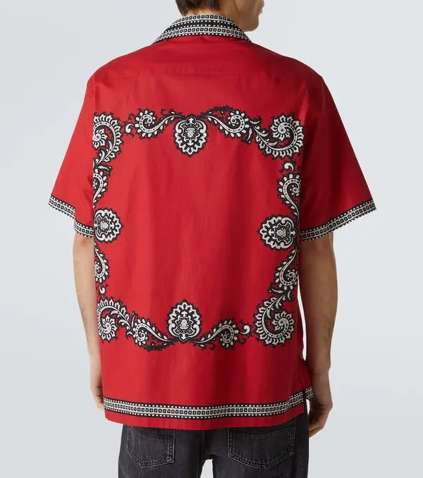 Dolce & Gabbana Bandana Cotton Bowling Shirt
