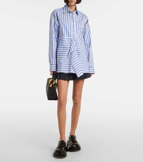 JW Anderson Fisherman Leather Platform Sandals - Black