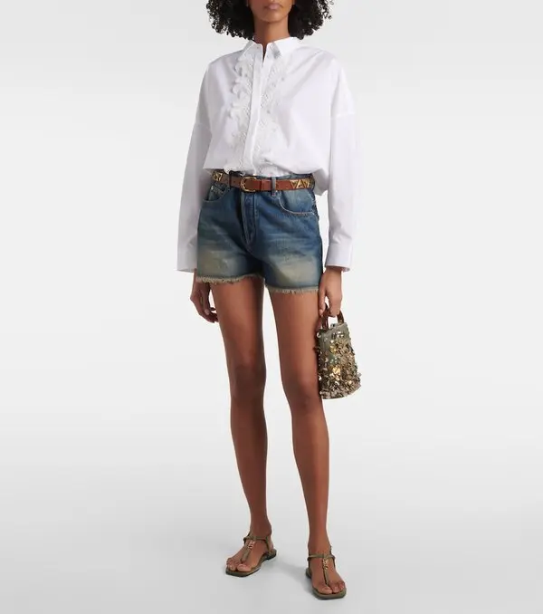 Dorothee Schumacher Suede Thong Sandals