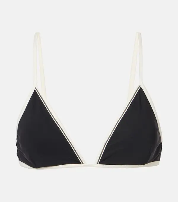 Brunello Cucinelli Bikini Top - Black