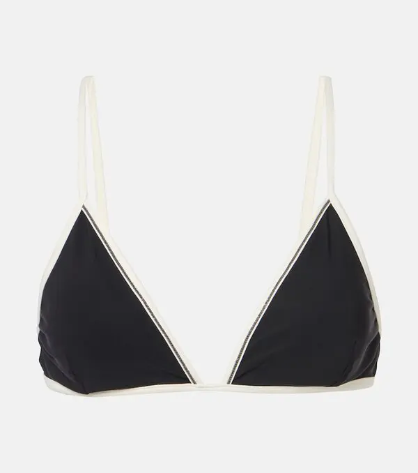 Brunello Cucinelli Bikini Top - Black