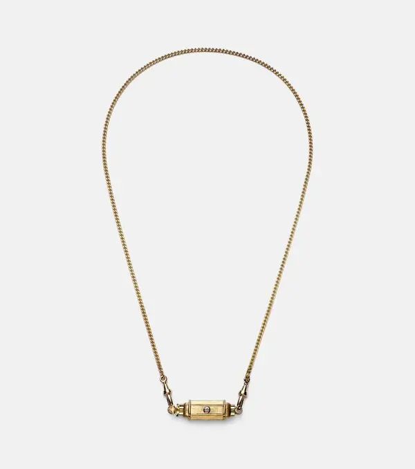 MARIE LICHTENBERG Coco Locket Necklace - Gold