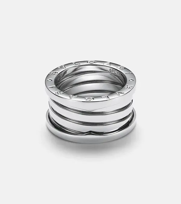 BVLGARI B.zero1 18kt White Gold Band - Silver
