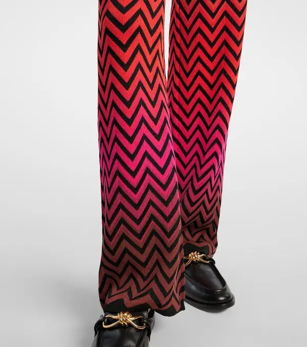 Missoni Zigzag Cotton-blend Palazzo Pants - Multicoloured