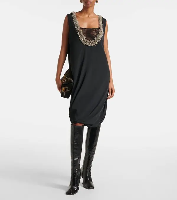 Dries Van Noten Embellished Minidress
