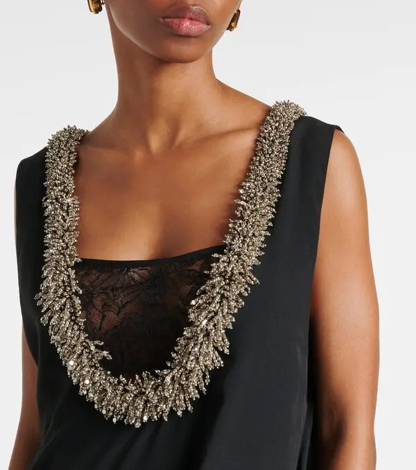 Dries Van Noten Embellished Minidress