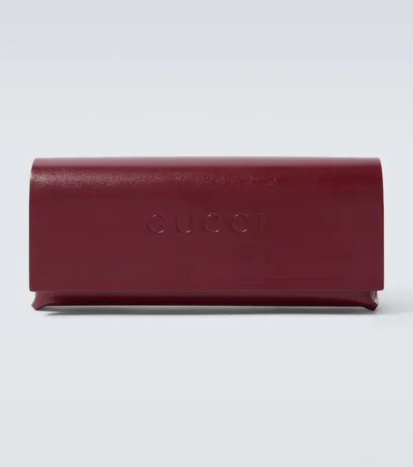 Gucci Gg Rectangular Sunglasses - Green