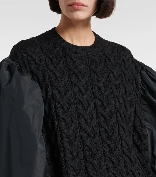 Max Mara Ancella Knitted Wool Mini Dress