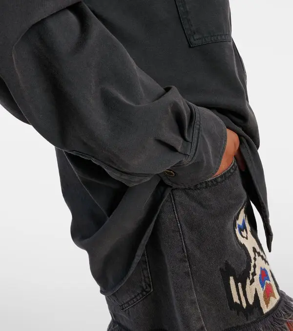 MARANT ETOILE Raquel Cotton Shirt - Black