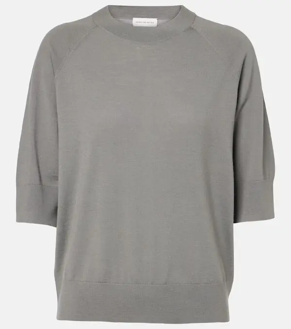 Dries Van Noten Wool Top - Grey