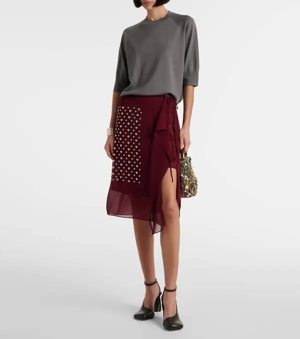 Dries Van Noten Wool Top - Grey