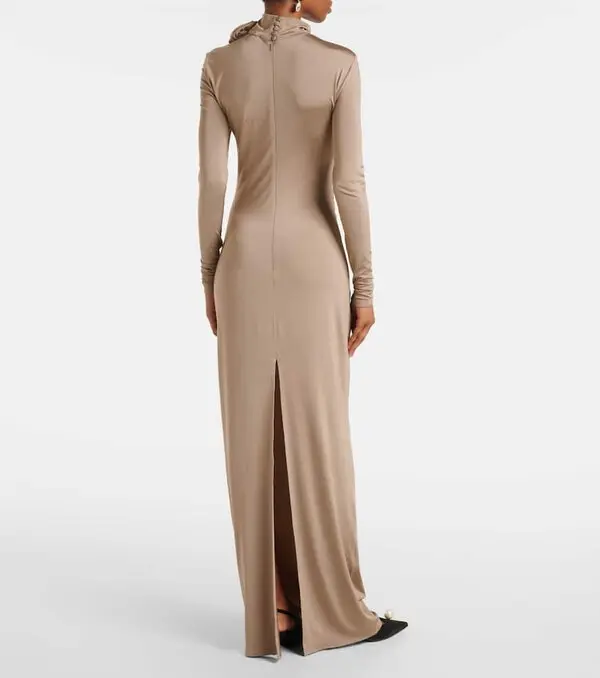 Magda Butrym Floral Appliqué Gown