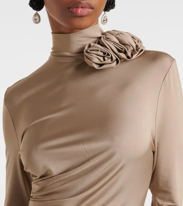 Magda Butrym Floral Appliqué Gown