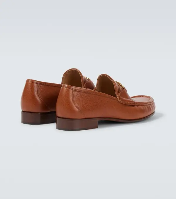 Valentino Garavani Vlogo Leather Loafers