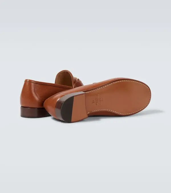 Valentino Garavani Vlogo Leather Loafers