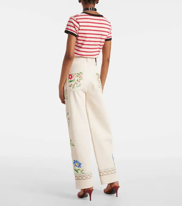Valentino Garavani High-rise Straight Jeans