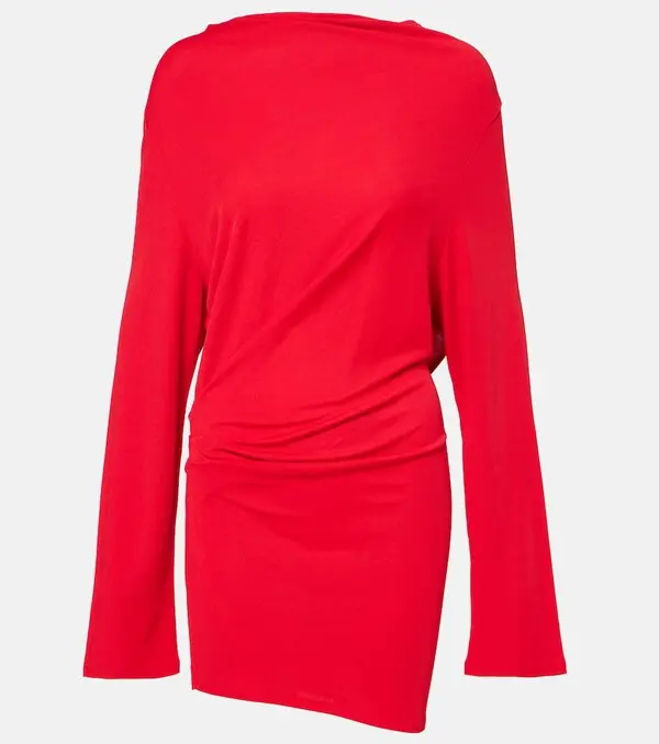 Jacquemus La Croisiere Open-back Jersey Minidress - Red